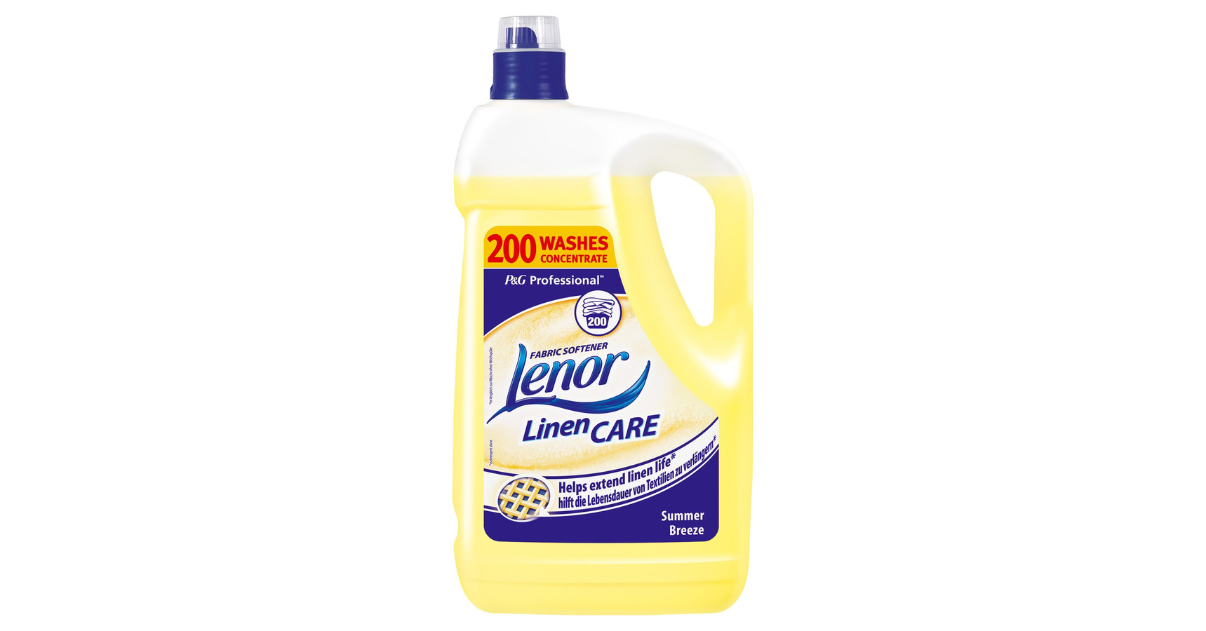 Lenor 5l Prof. textilöblítő Summer Breeze 200 mosás - P&G - Kribama ...